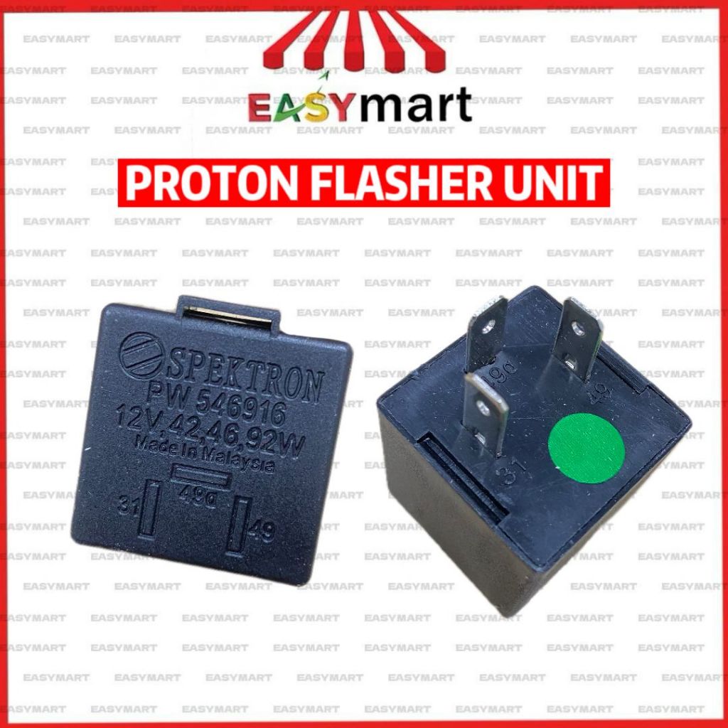 Original Proton Saga Wira Waja BLM FLX Spektron Flasher Unit Relay Turn ...