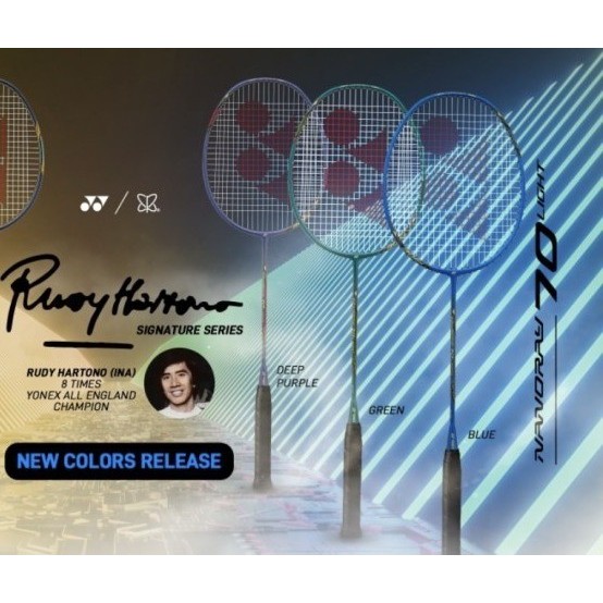 Yonex Nanoray 70 Light Badminton Racket (100% Original / Deep Purple ...