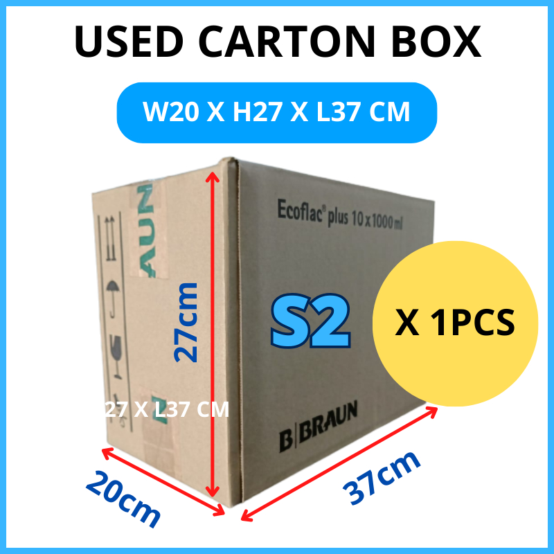 [Ready Stock] Used Carton / Recycle Box / Second Hand Box Kotak Recycle ...