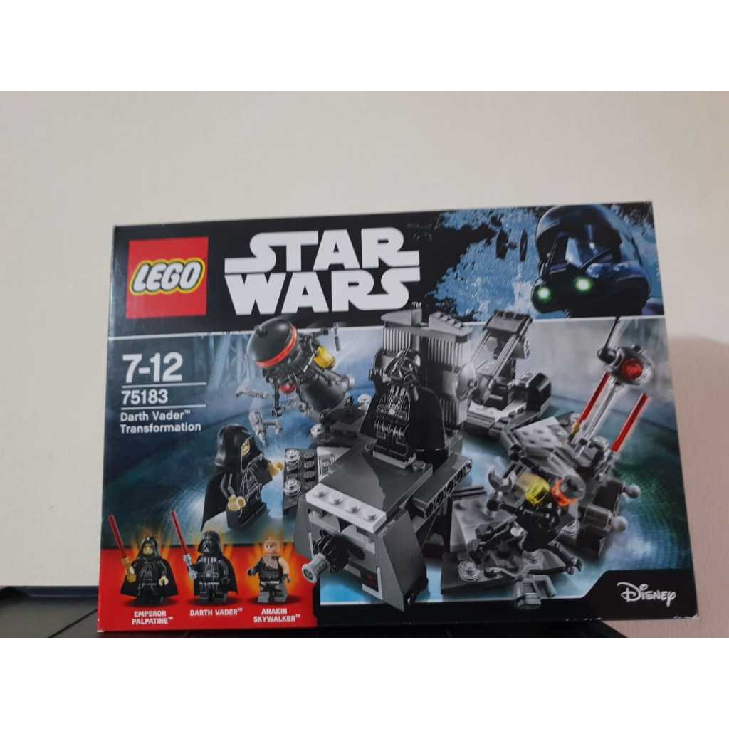 Lego Star Wars 75183 Darth Vader Transformation (USED set/Complete with ...
