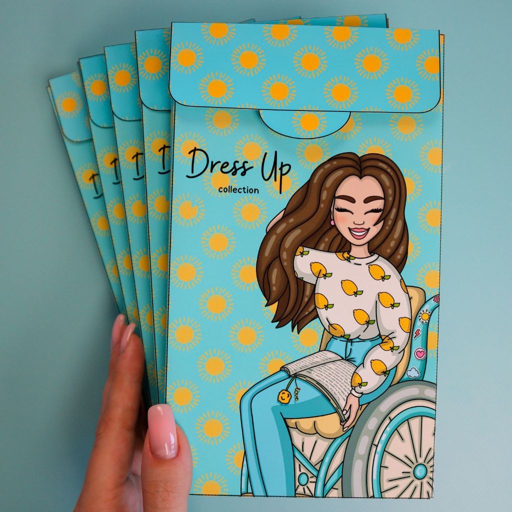 PDF] Paper Doll in Wheelchair Printable Preschool Kids Activity ...