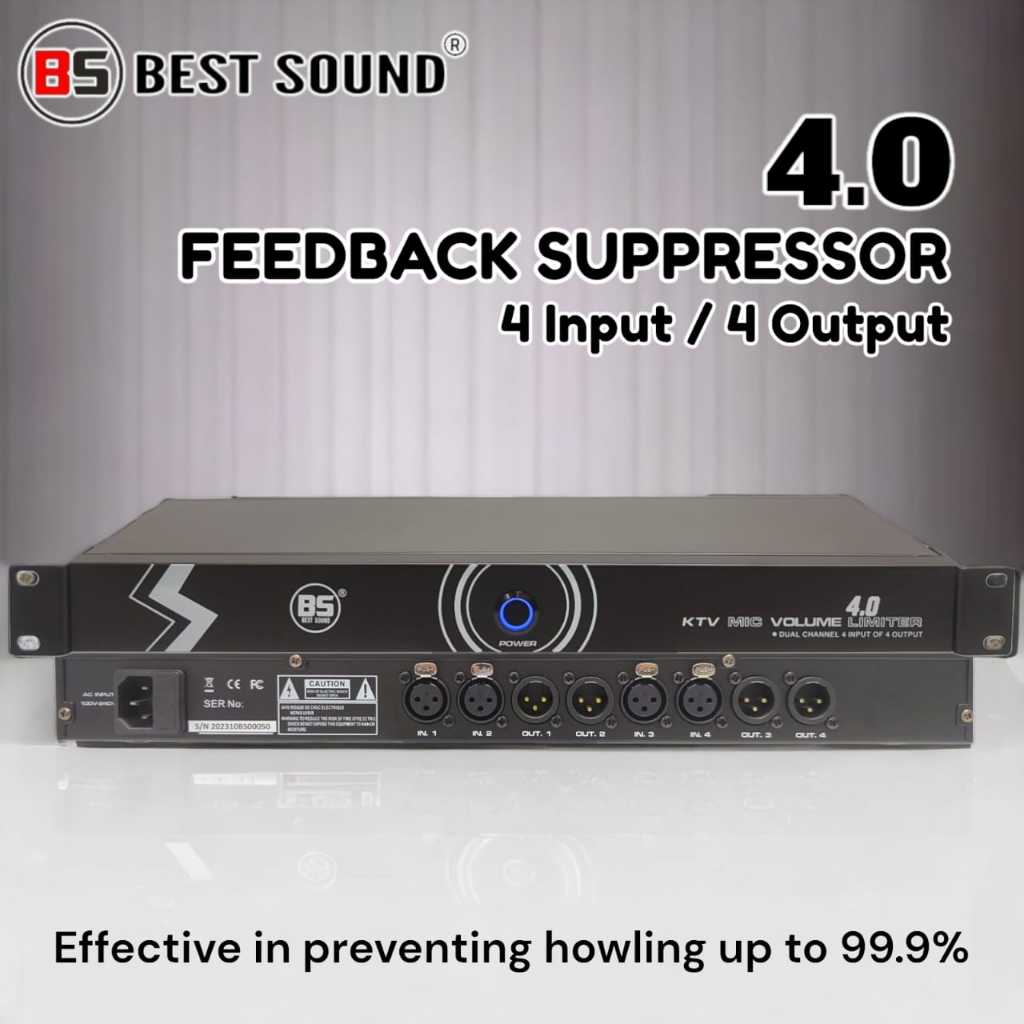 BS BEST SOUND FEEDBACK SUPPRESSOR ANTI HOWLING FBX-4 | Shopee Malaysia