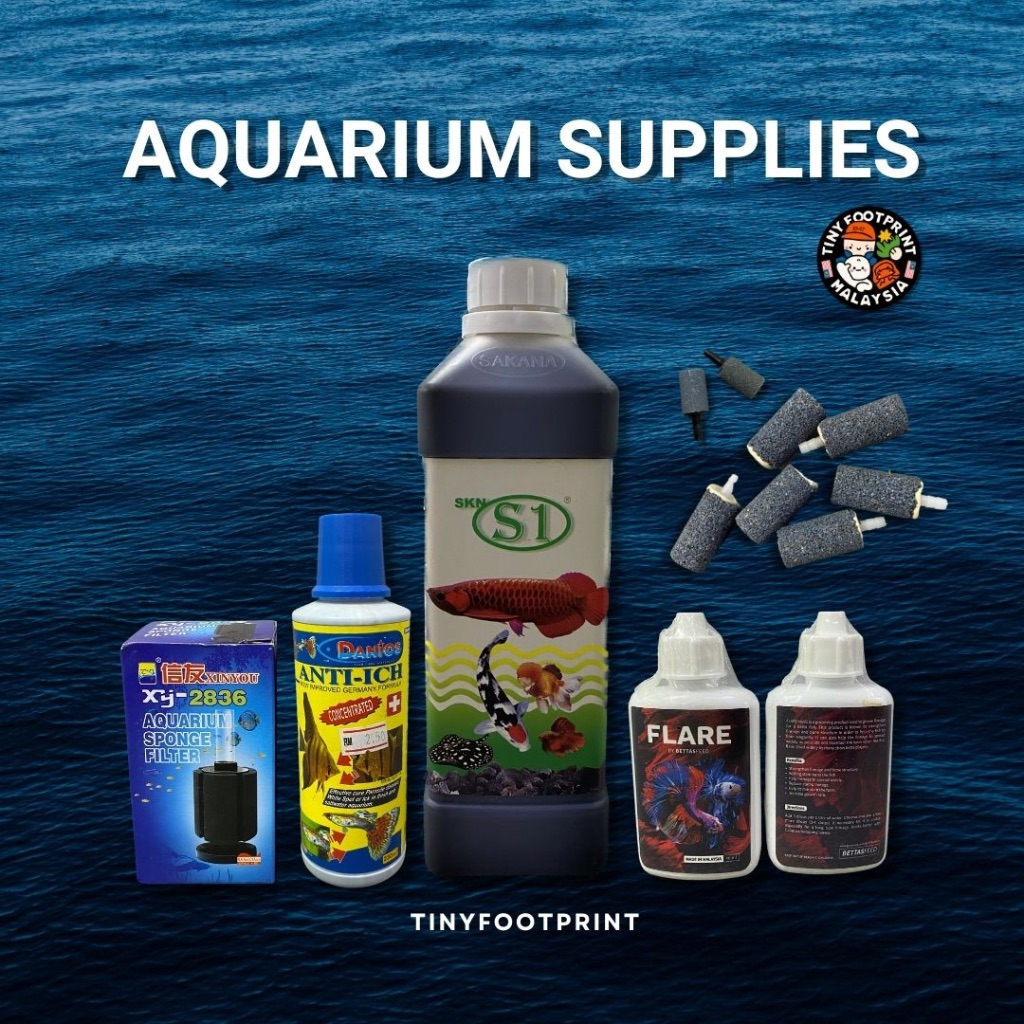 Aquarium Supplies / Sponge filter, Air bubble stone, Flare, S1 Anti ...