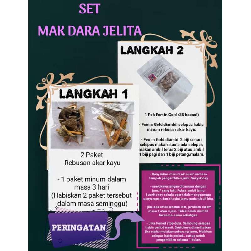 REBUSAN AKAR KAYU 2 PAKET + FEMIN GOLD 30 KAPSUL | Shopee Malaysia