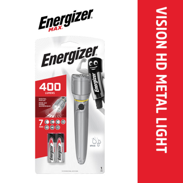 ENERGIZER® VISION HD METAL LIGHT AA Everyday Flashlights | Shopee Malaysia