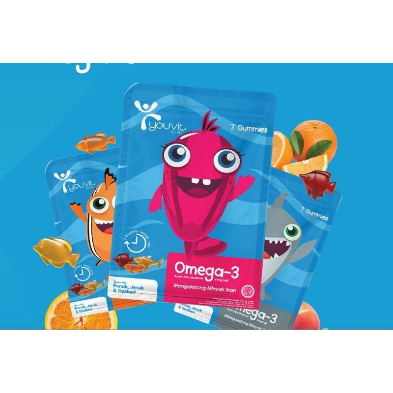 Youvit DHA Gummies (fish oil ) for kids (3-12years) | Shopee Malaysia