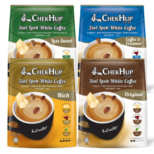 Chek Hup White Coffee 3in1/2in1/Rich/Less Sweet/Classic | Shopee Malaysia