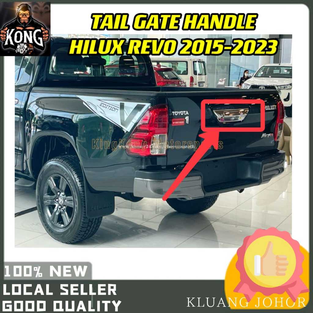 TOYOTA HILUX REVO GUN125 REAR BONNET HANDLE BOOT HANDLE TAIL GATE ...