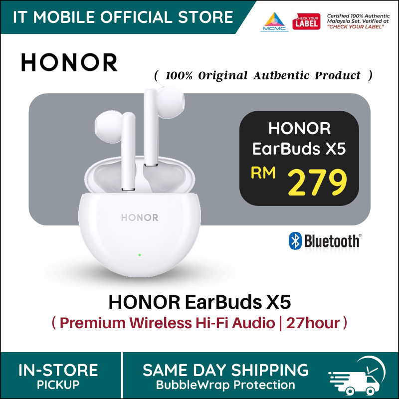 HONOR Buds X5 / Choice / X5Lite / X6 Premium Wireless Hi-Fi Audio | 13 ...