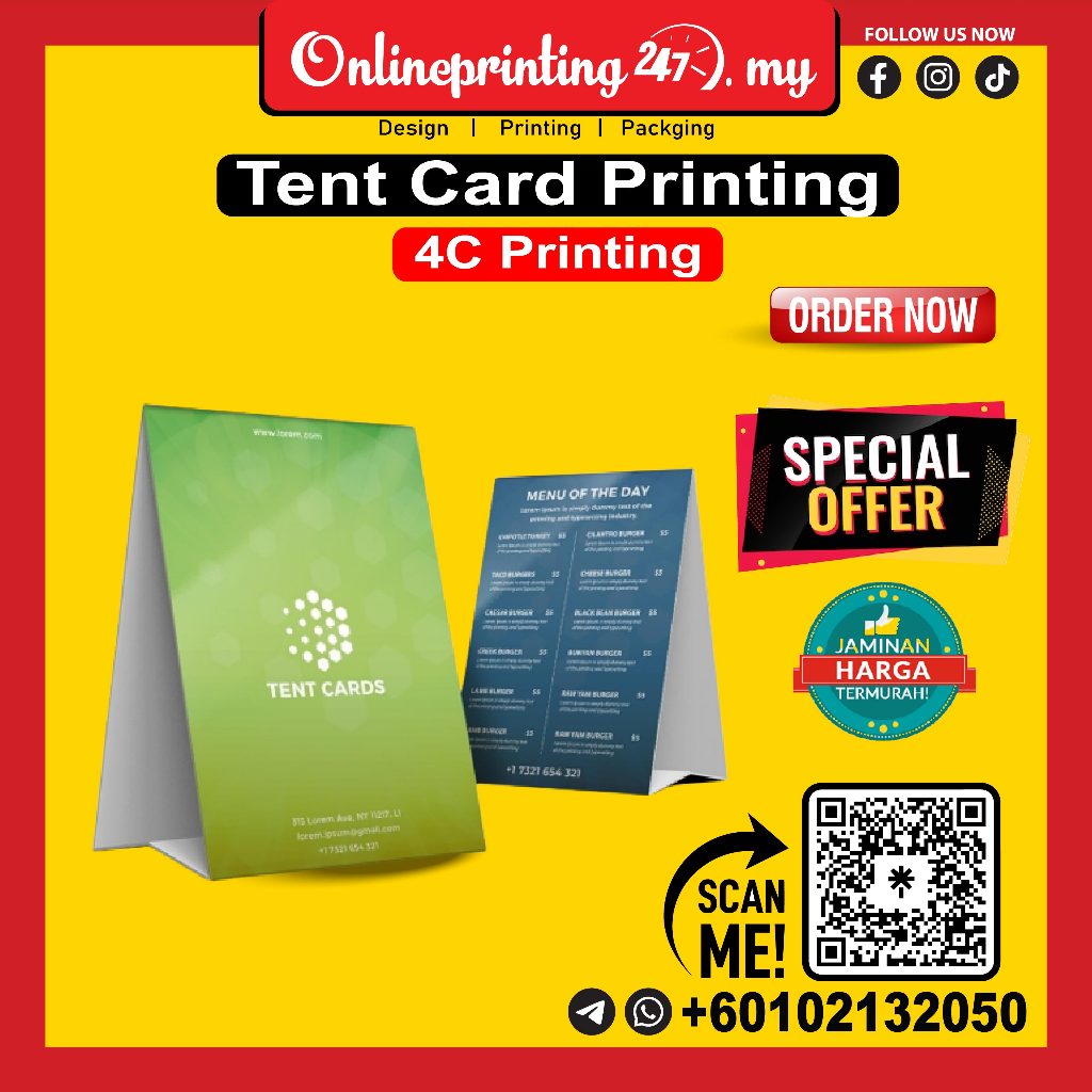 Luxury Creative Modern Tent Card Design | unique Tent Card Design ...