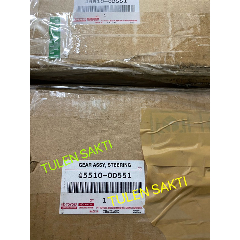 ORIGINAL TOYOTA YARIS VIOS NCP150 NSP151 (2014>) STEERING RACK > 45510 ...