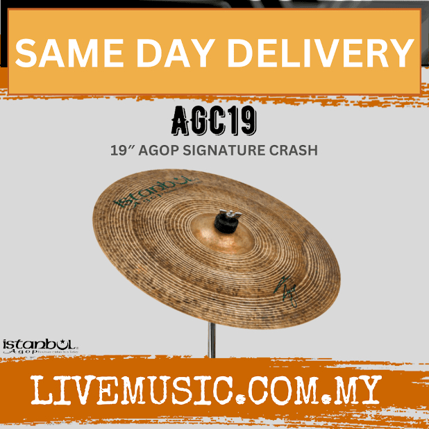 Istanbul Agop AGC19 Signature Crash Cymbal 19" ( AGC-19 / AGC 19 ) | Shopee Malaysia