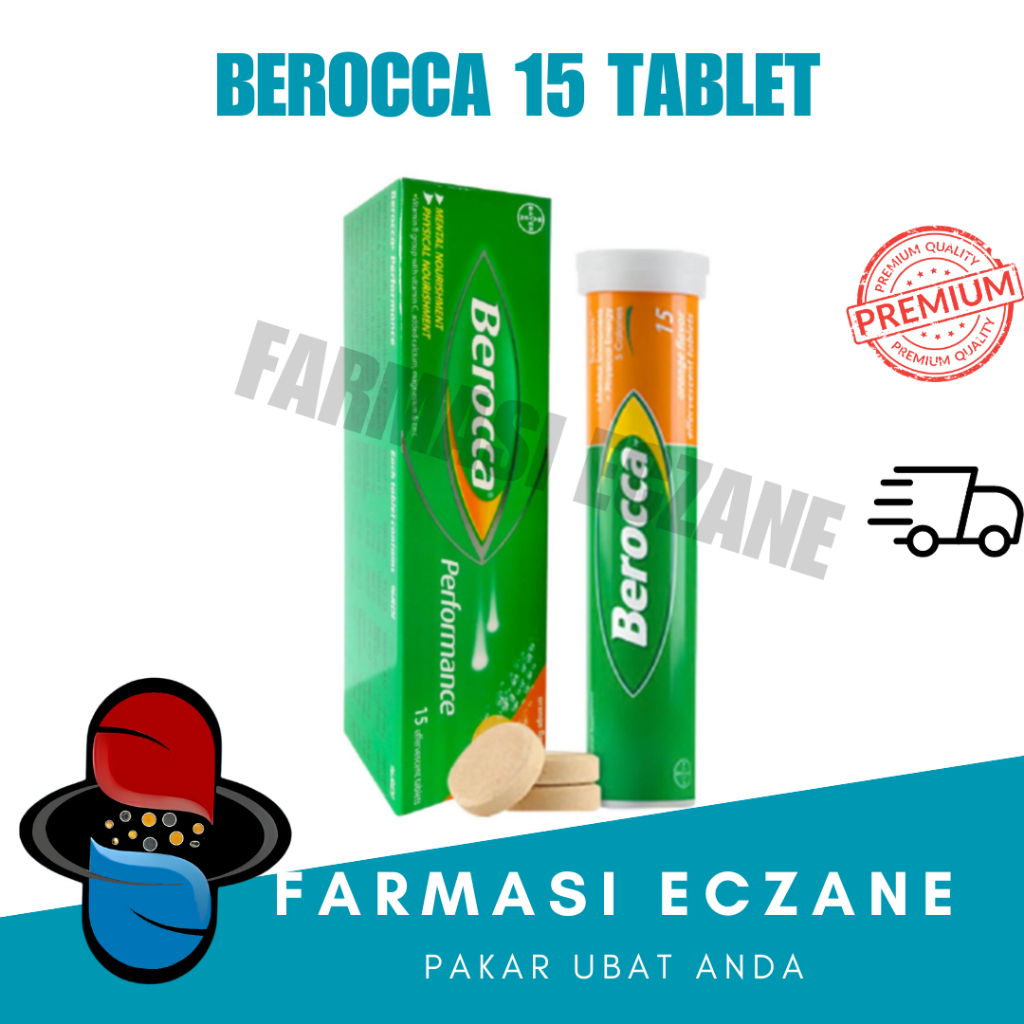 BEROCCA (Water soluble vitamins and minerals) 15 TABLETS | Shopee Malaysia