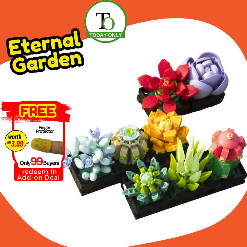 Connectable DIY Succulent Plants Building Block mini block little ...