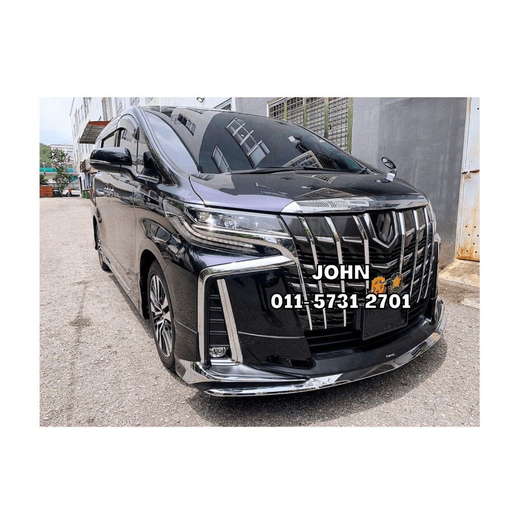 PP MATERIAL TAIWAN TOYOTA ALPHARD 2018 MODELISTA BODYKIT With Oem Paint ...