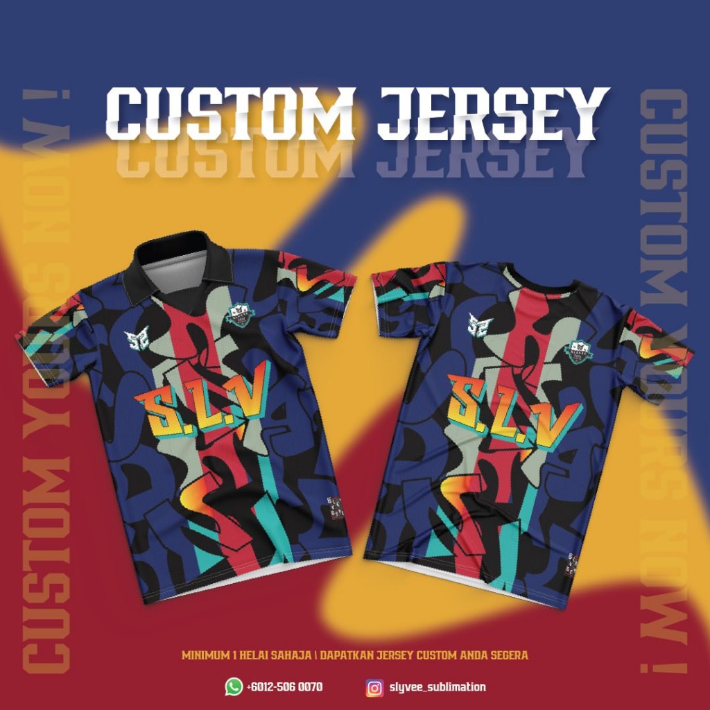 🔥SPECIAL CUSTOM🔥 Jersey Sublimation Tahan Lasak Berkualiti TInggi Untuk ...