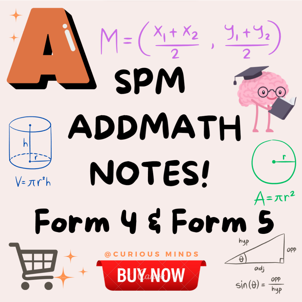 📚2025 [PDF/E-book] SPM Pandai Additional Mathematics All Chapters Notes ...
