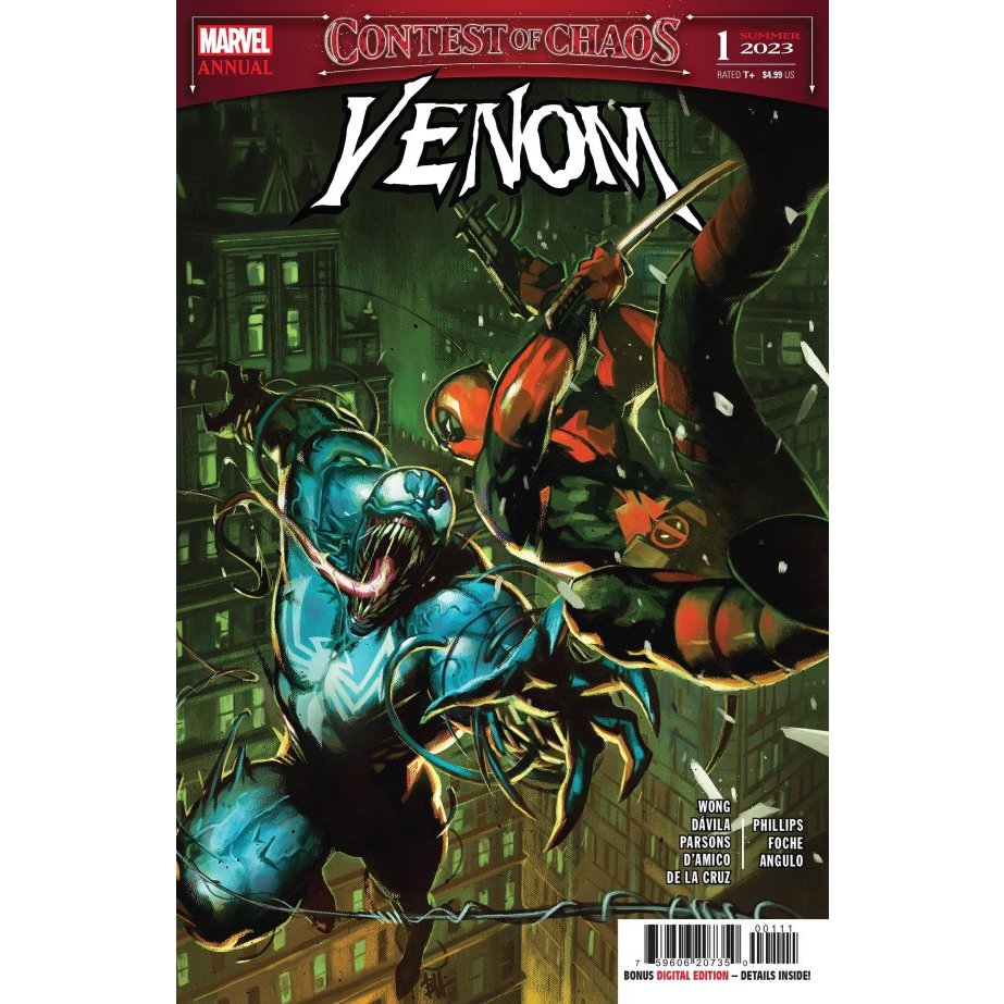 VENOM ANNUAL #1 ( 2023 ) - VENOM VS DEADPOOL - Comic Book - Original ...