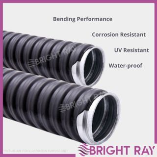 20mm / 25mm 15/30 MTR PVC COATED GALVANISED STEEL Flexible Hose GI ...