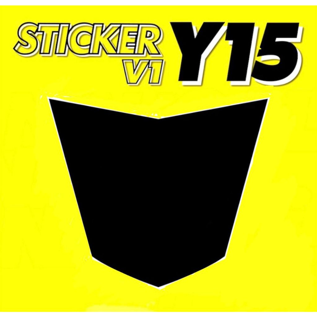 Number Plate Sticker Depan Yamaha Y15 V1 #Y15 #Y15V1 #V1 #STICKERDEPAN ...
