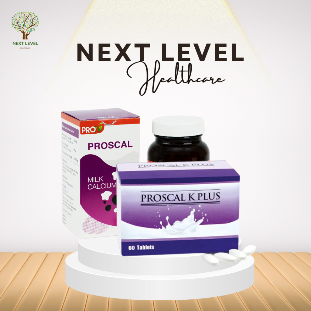 Proscal Milk Calcium Capsule 500mg 90's/ Proscal K Plus 60s | Shopee ...