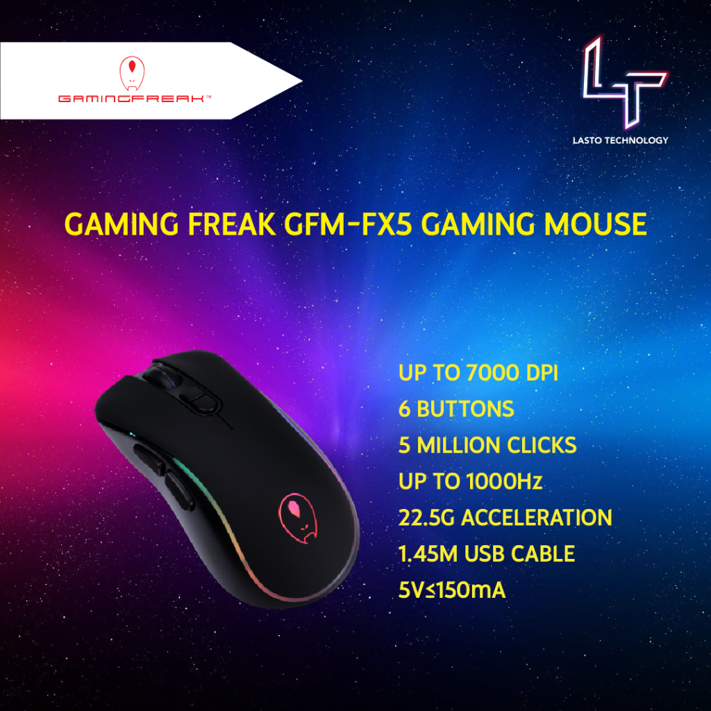 Gaming Freak GFM-FX5 Gaming Mouse | Shopee Malaysia