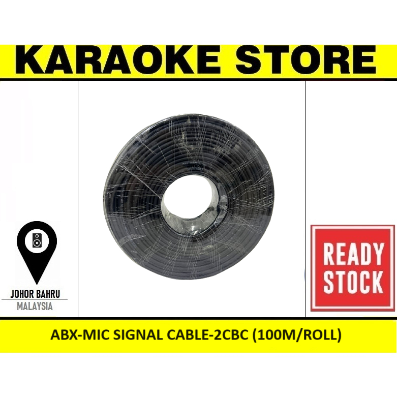 ABX-MIC SIGNAL CABLE-2CBC (100M/ROLL) | Shopee Malaysia