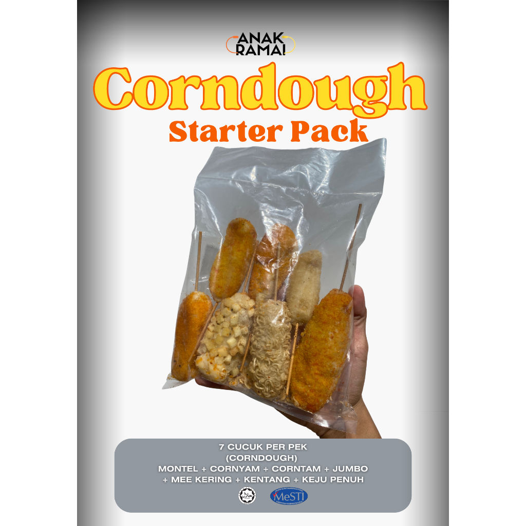 PEK BERBALOI (CORNDOUGH STARTER PACK HALAL) ANAK RAMAI | Shopee Malaysia