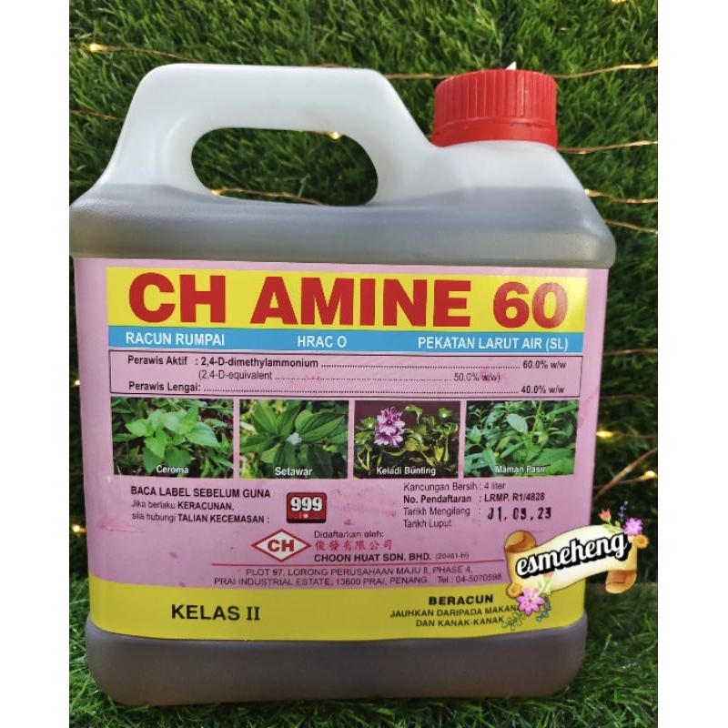 4L CH Amine 60 / Rumput Para / Keladi Agas / Parit | Shopee Malaysia