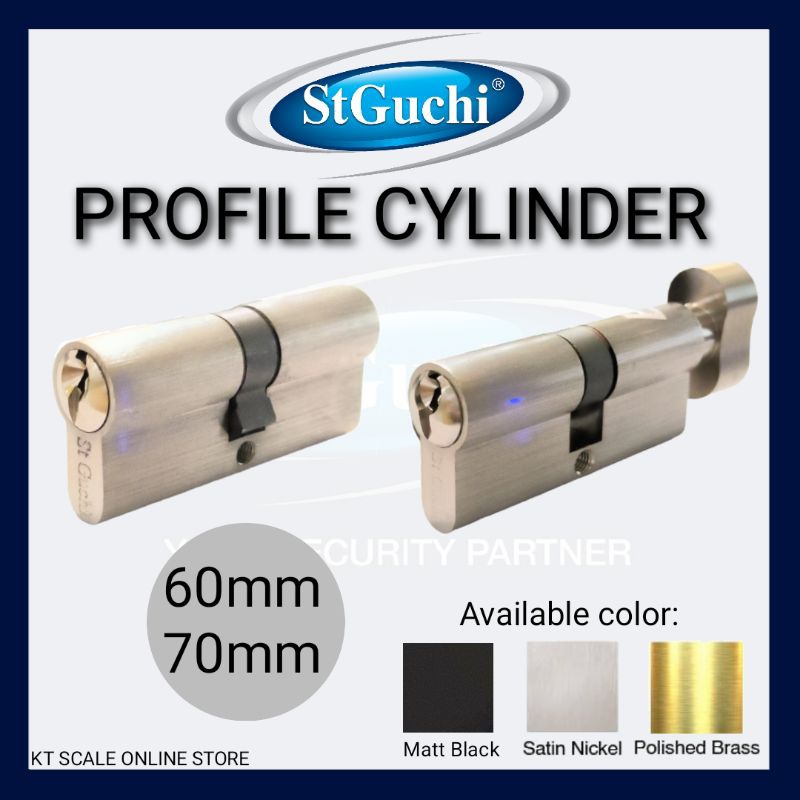 ST GUCHI PROFILE CYLINDER 60MM/70MM | Shopee Malaysia