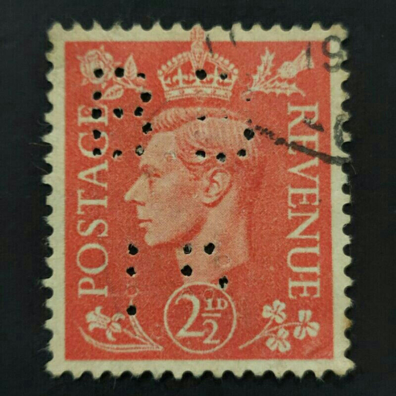 1950 Stamp United Kingdom-Unique Used Stamp-2½D King George VI Postage ...