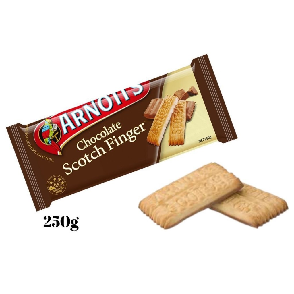 Arnott's Chocolate Scotch Finger Biscuits, 250g (Assorted) | Shopee ...