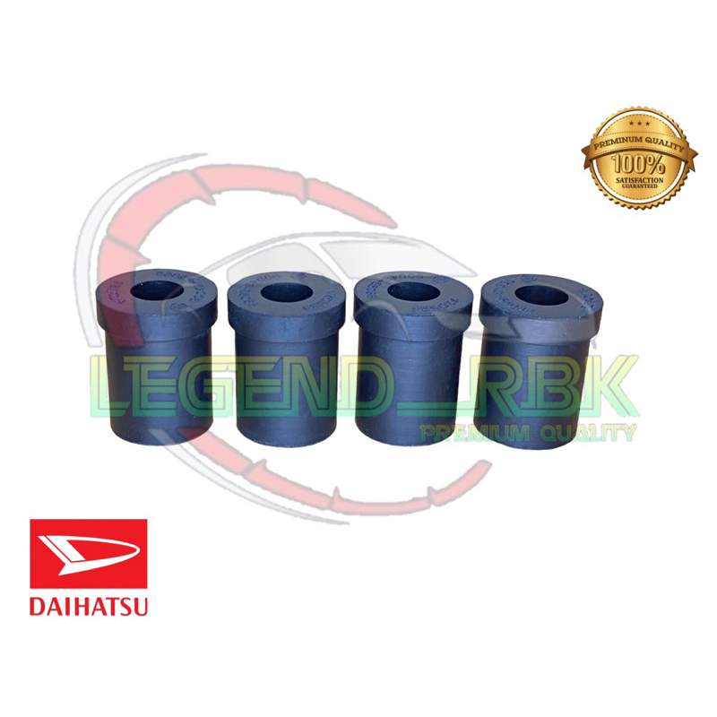 (4PCS) DAIHATSU ROCKY F50 F70 FEROZA F300 REAR LEAF SPRING RUBBER BUSH ...
