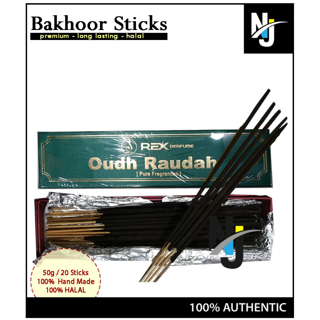 OUDH RAUDAH | PRIME FRAGRANCESS INCENSE STICKS 50G (1BOX 20 STICK) PURE FRAGRANCES AGARBATI ...