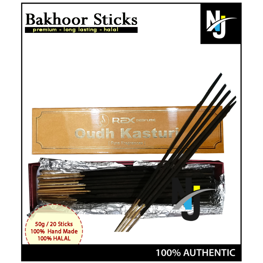 OUDH KASTURI / KASTURI KIJANG | PRIME FRAGRANCESS INCENSE STICKS 50G (1BOX 20 STICK) PURE ...