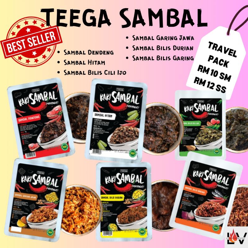 Teega Sambal Dendeng Sambal Hitam Sambal Bilis Durian Sambal Bilis Cili ... Teega Sambal Dendeng Sambal Hitam Sambal Bilis Durian Sambal Bilis Cili ...