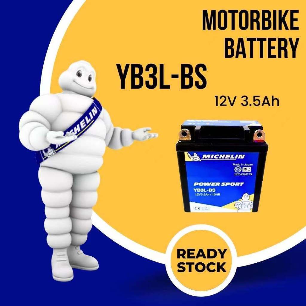 YB3 YB3L BATTERY MOTORCYCLE ( NO STARTER )KRISS110 KRISS100 KRISS FL DINAMIK120 KRISTAR NSR150 ...