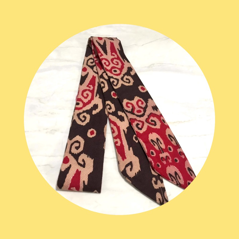 Dayak Borneo Batik Twilly | Kain Sarung | Scarf | Ribbon | Doorgift ...