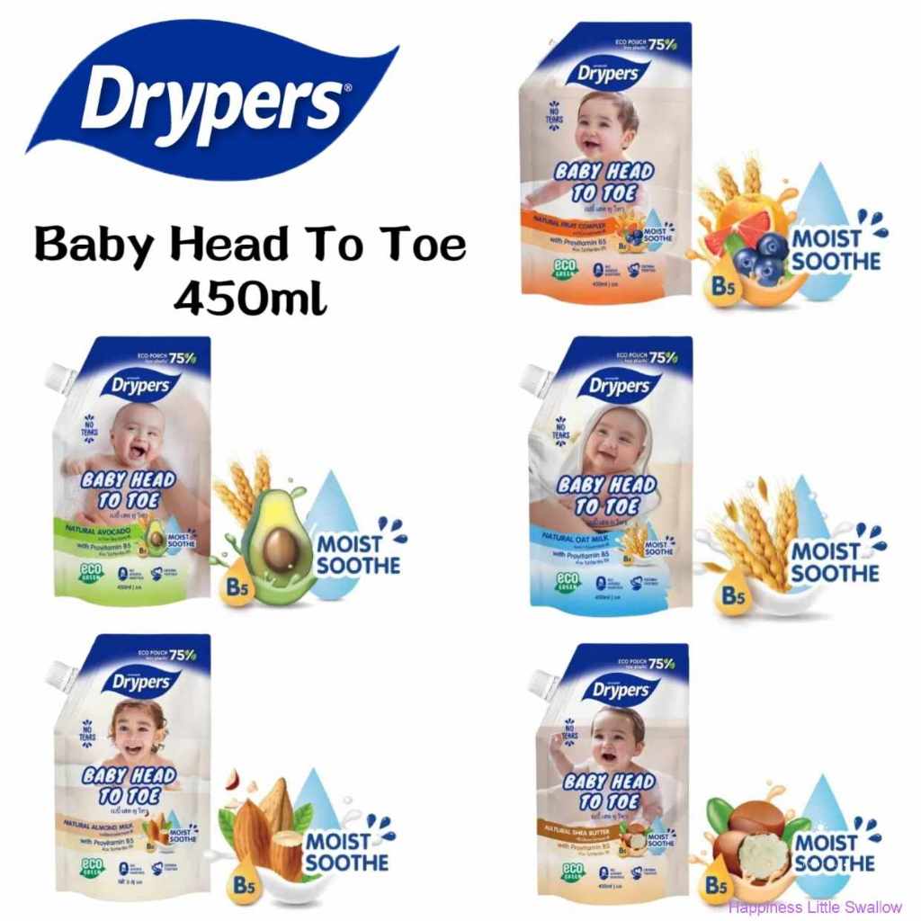 Drypers Baby Head to Toe 450ml | Shopee Malaysia
