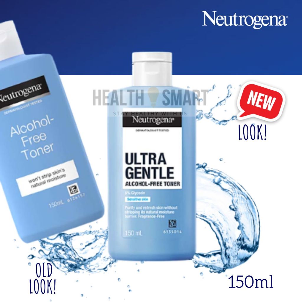 Neutrogena Alcohol-Free Toner 150ml / Neutrogena Ultra Gentle Alcohol ...
