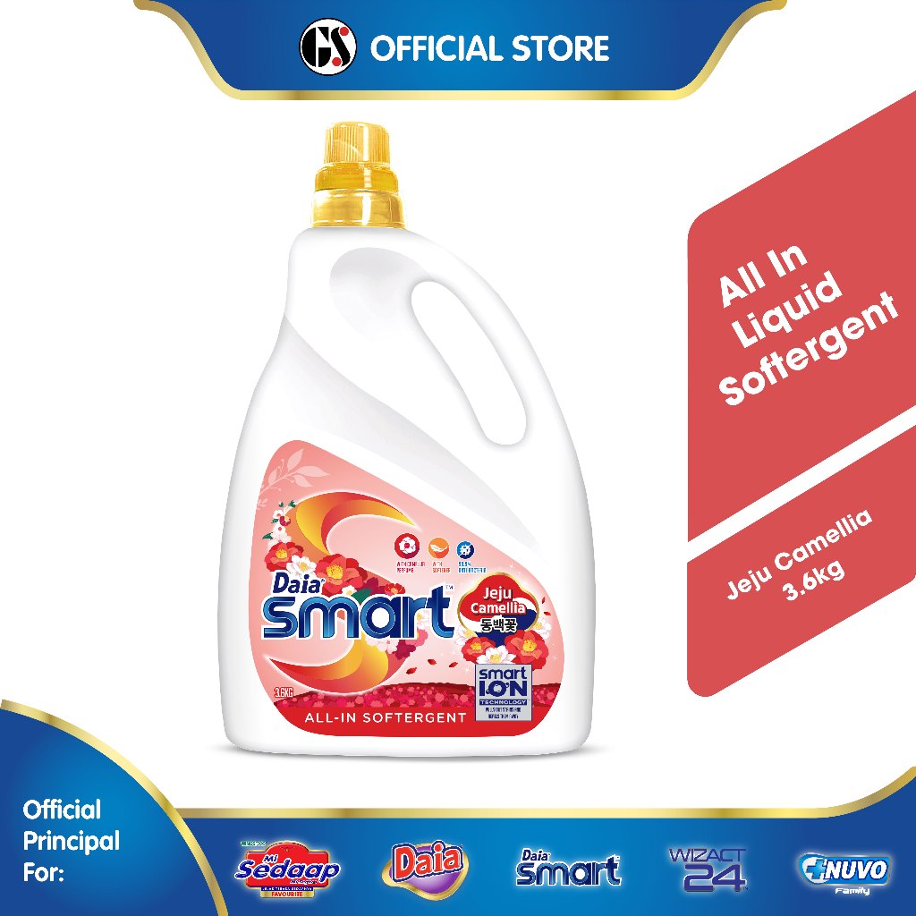 DAIA Smart All-in Softergent Jeju Camellia 3.6kg | Shopee Malaysia