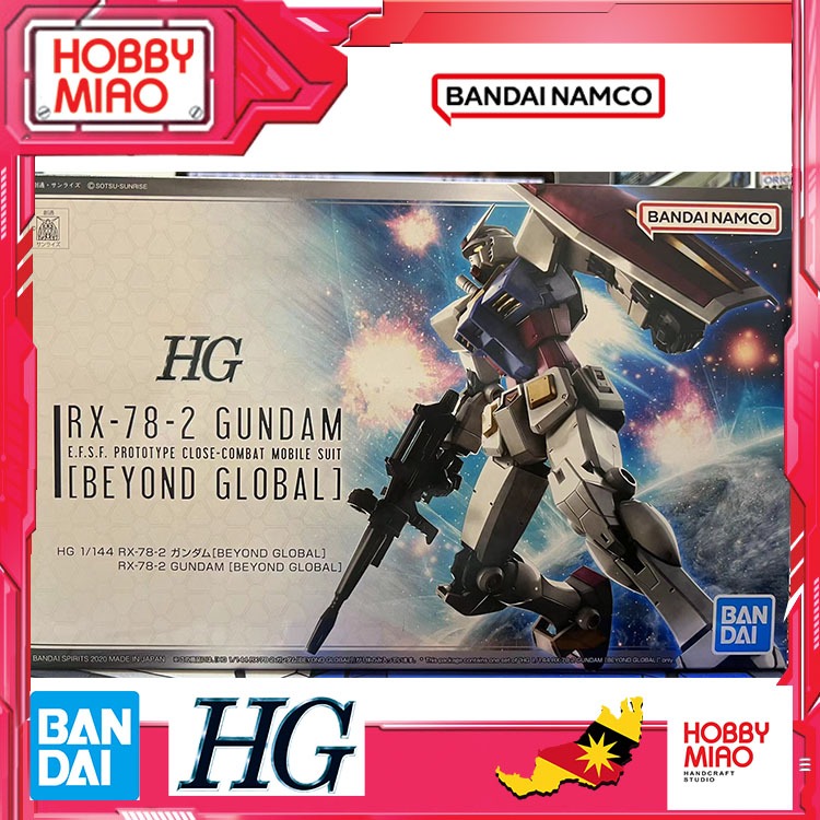 HG 1/144 RX-78-2 GUNDAM [BEYOND GLOBAL] 58205 HM101 | Shopee Malaysia
