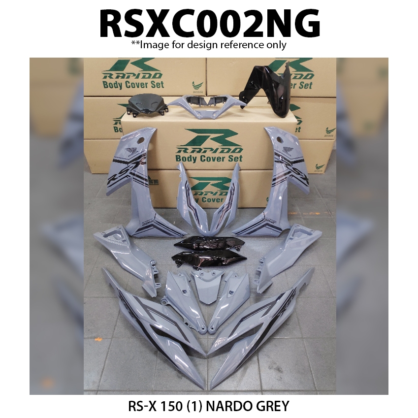 RAPIDO COVERSET STICKER TANAM NANDO GREY 1 HONDA RSX150 | Shopee Malaysia