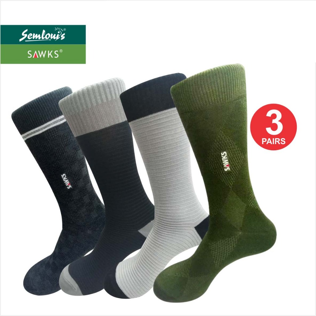 MEN / 3 IN 1 / WORK SOCKS / BUSINESS SOCKS / LONG SOCKS / COMPRESSION ...