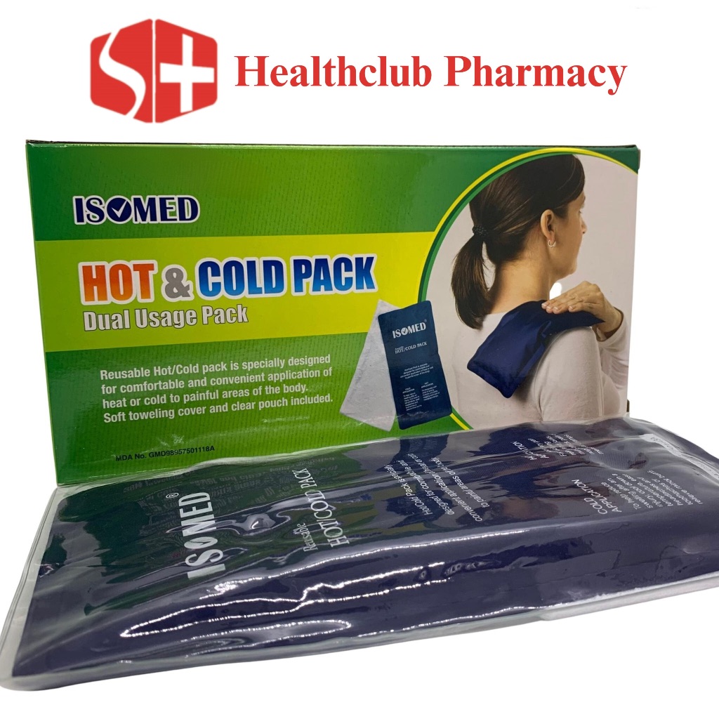 ISOMED Hot Cold Pack FREE Cotton Cover (MDA Approved) (Dual Usage Pack) (Resusable Pack ...