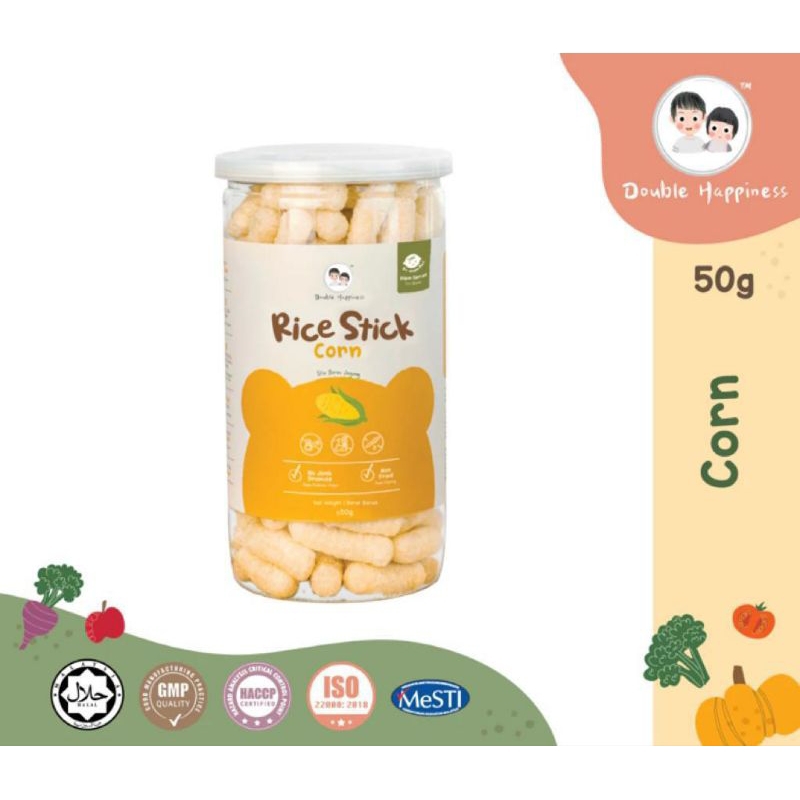 DOUBLE HAPPINESS Rice Stick Plain Grains | Corn | Original | Brown rice ...