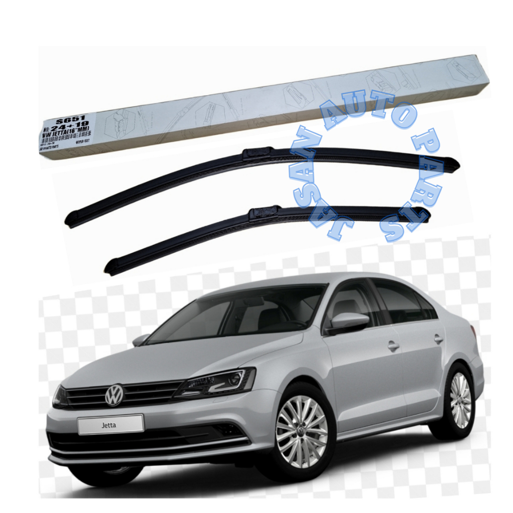 VOLKSWAGEN JETTA OEM WIPER BLADES SET (24"+19") | Shopee Malaysia