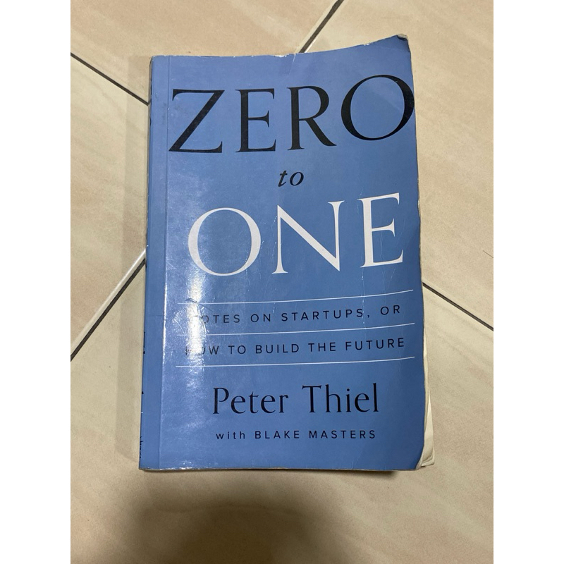 (used book) zero to one (peter thiel) | Shopee Malaysia