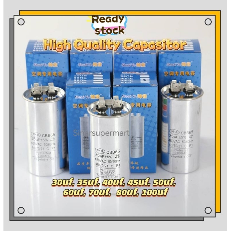 High Quality Aircond Capasitor Capacitor Air Conditioner Kapasitor ...