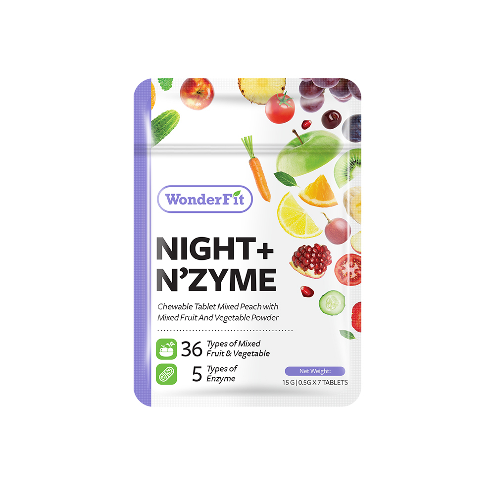 Wonderfit Night + N'zyme 7 Days Trial Pack 7 Chewable Tablets | Shopee ...
